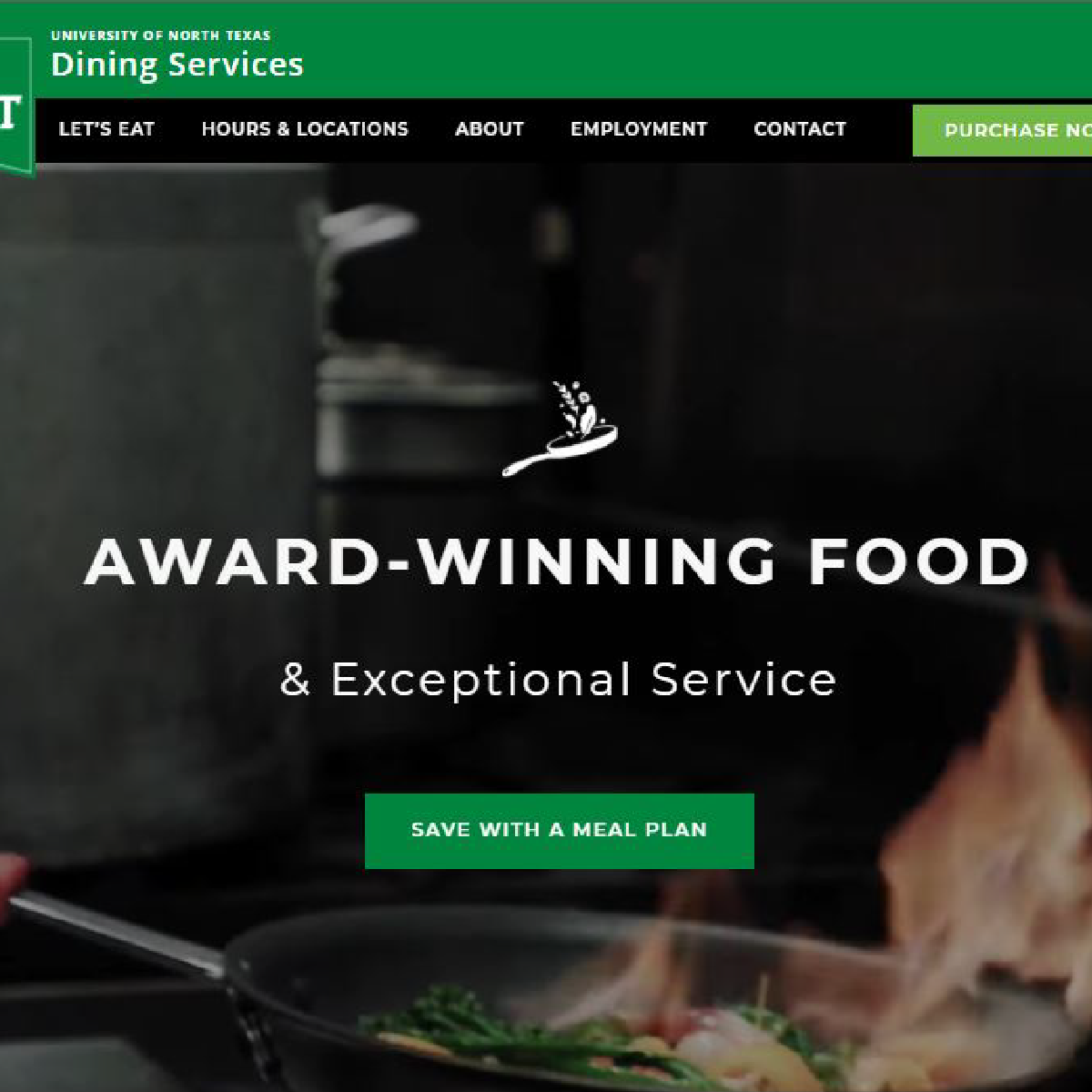 New Wordpress Website - UNT Dining Services